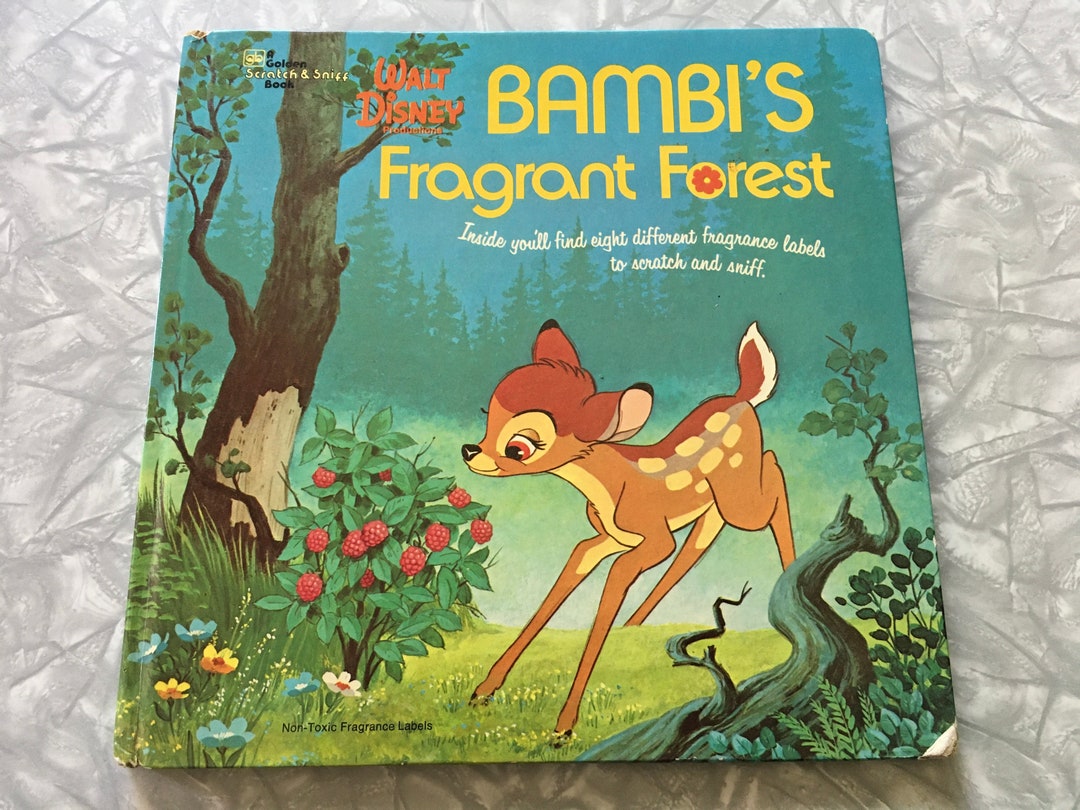 1975 Walt Disney's Bambi's Fragrant Forest Scratch and Sniff Book ...