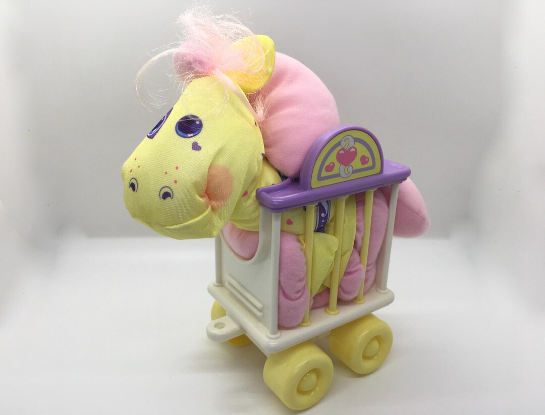 1987 Smooshees Big Buddees Circus Cuddlers 7274 Prancy Pony Fisher ...
