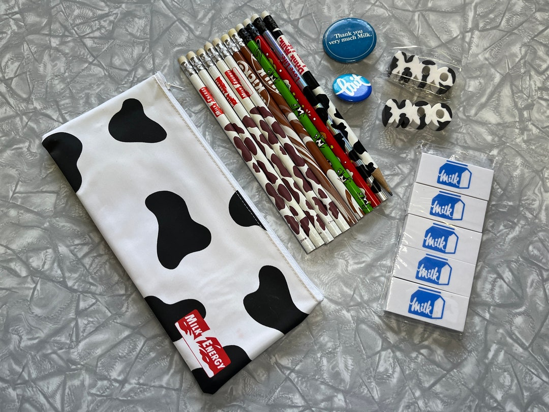 Vtg 80's/90's Milk Promotional Stationary Items Pins - Etsy