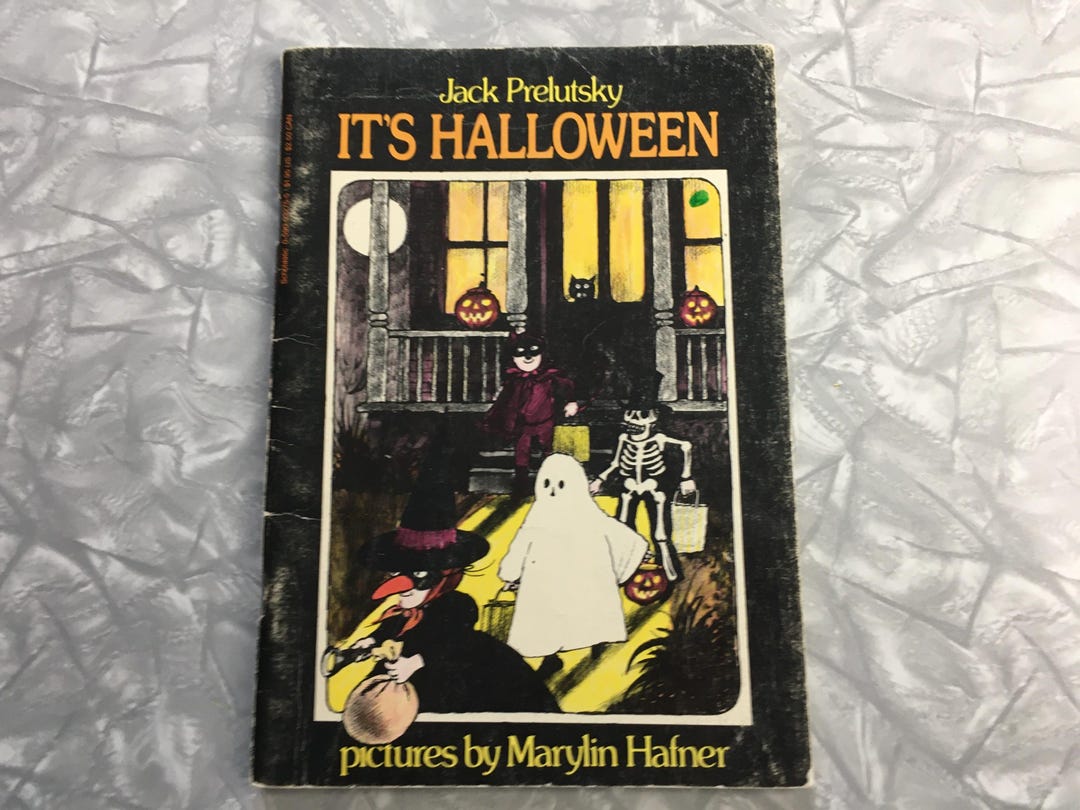 1977 it's Halloween by Jack Prelutsky Children's Story Book Vintage ...