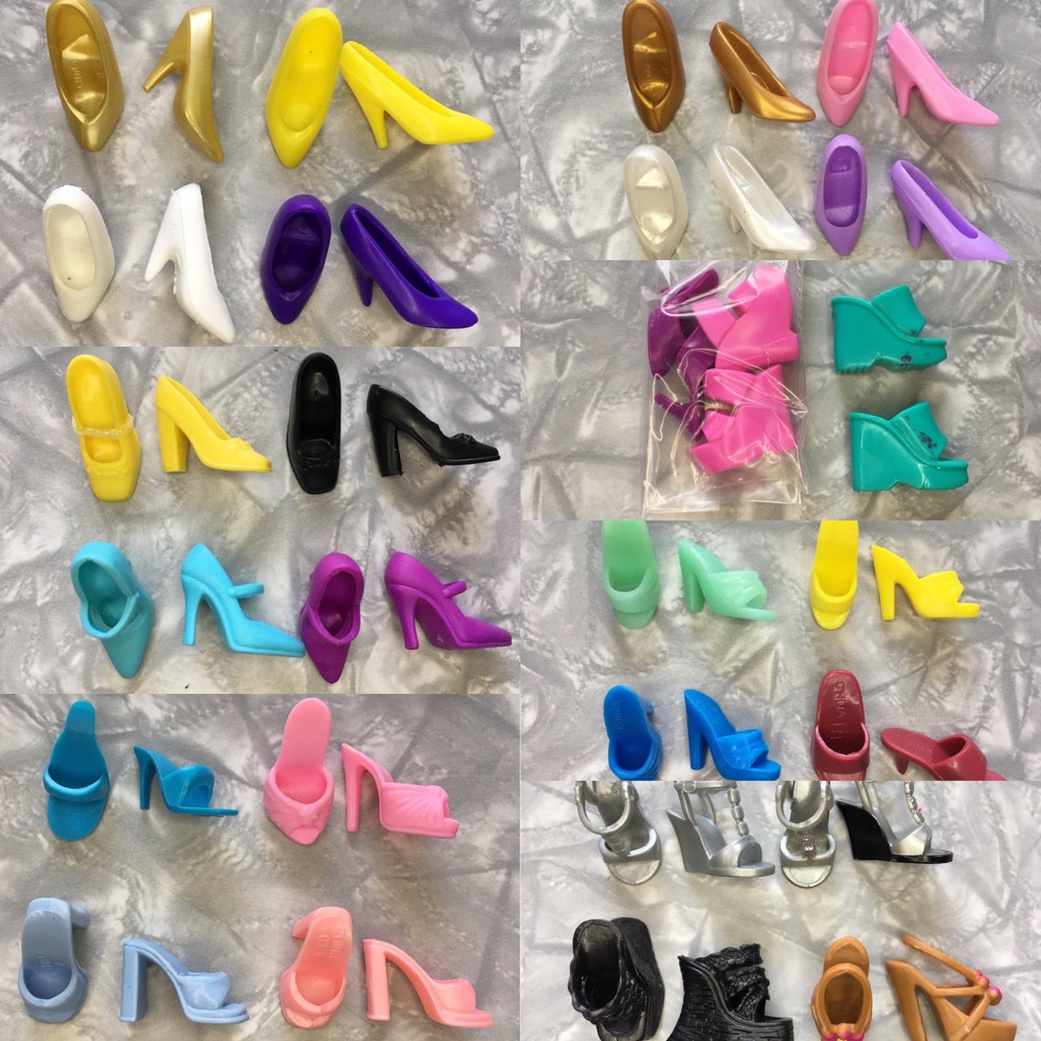 1980s 90s Genuine Barbie High Heel Shoe Lots You Etsy