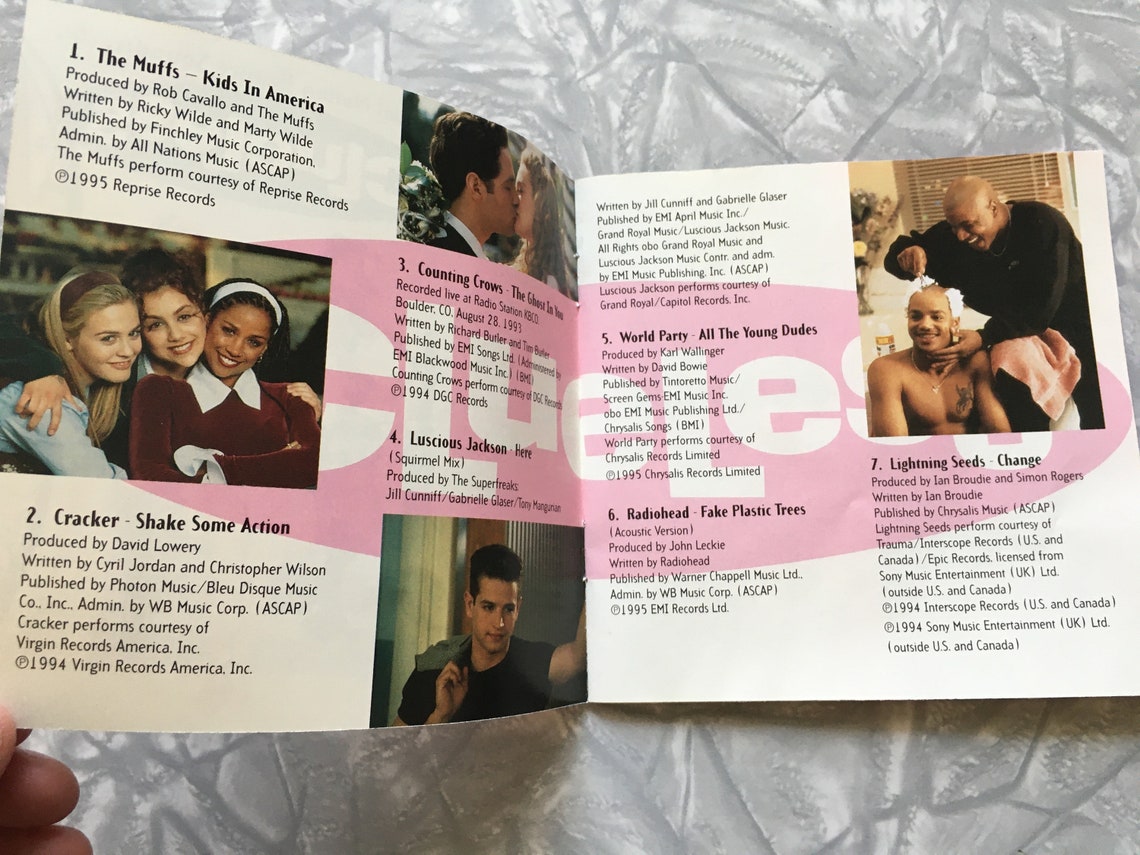 1995 "clueless" Original Motion Picture Soundtrack CD - Etsy