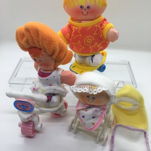 1989 Fisher Price Smooshees Cuddlers on the Go COMPLETE SET of 3 Plush ...