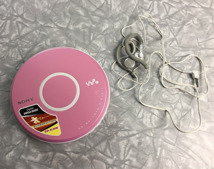 Sony D-EJ011 CD Walkman Portable Discman Player in Pink - Tested ...