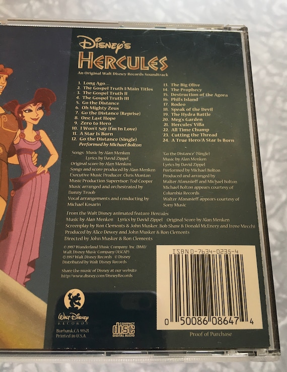 Hercules Soundtrack