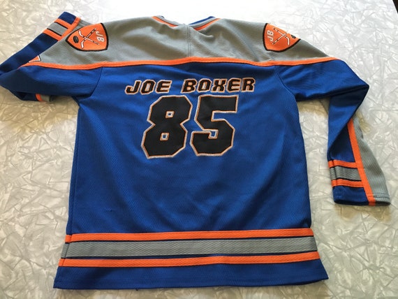 Vtg 90's Joe Boxer Happy Face Logo Mesh Hockey Jersey… - Gem