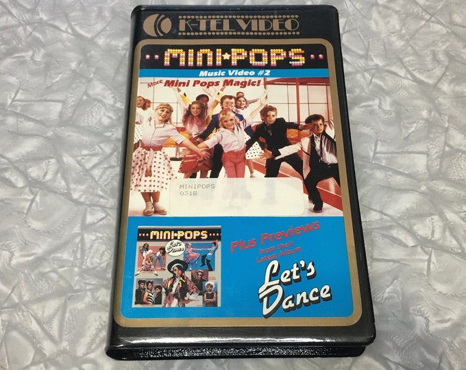 1984 Mini Pops VHS "music Video #2 More Mini Pops Magic" K-tel Video - Etsy