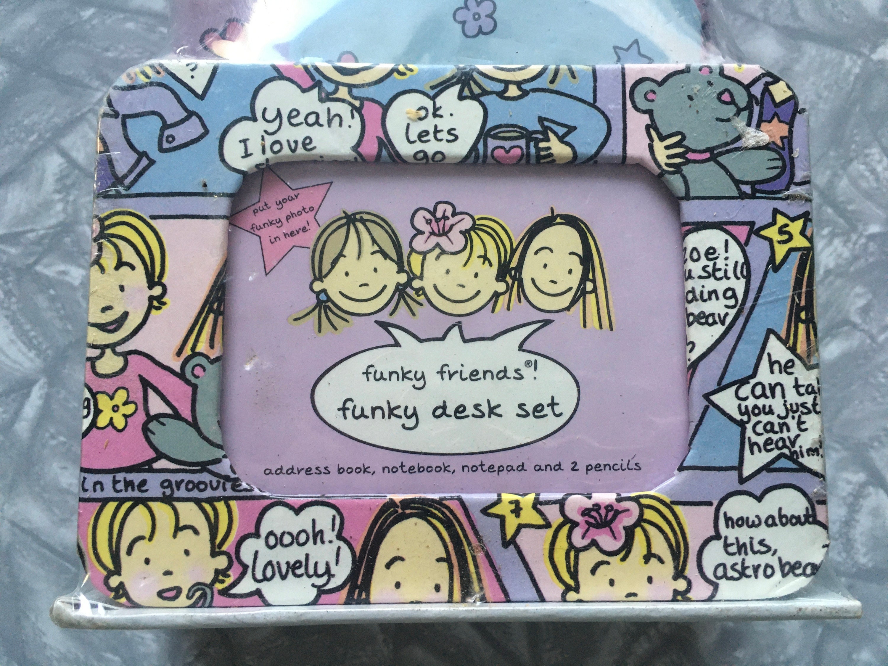 Y2K Sandylion Funky Friend Funky Desk Set Stationary Kit - Etsy