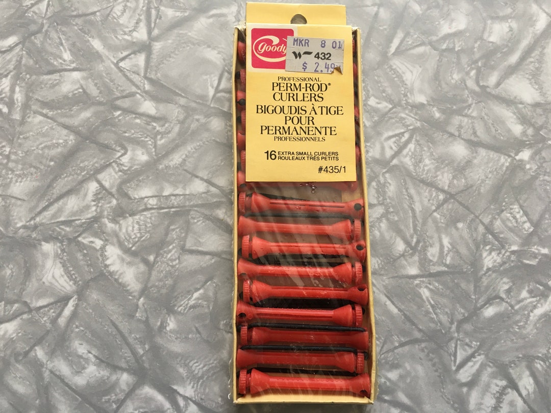 1982 Goody Professional Perm-rod Curlers 16 Extra Small Red 435/1 - Etsy