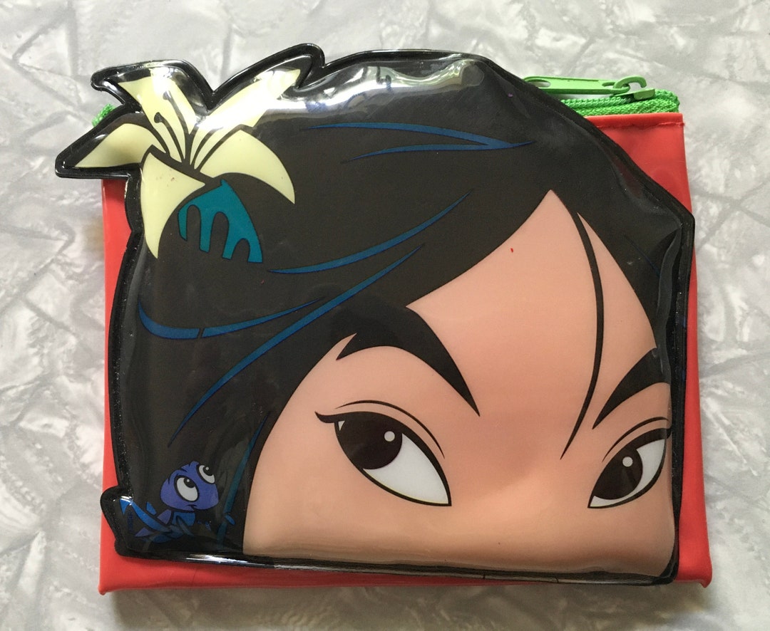 Vtg 90's Disney's Mulan Vinyl Coin Purse/kids Wallet - Etsy