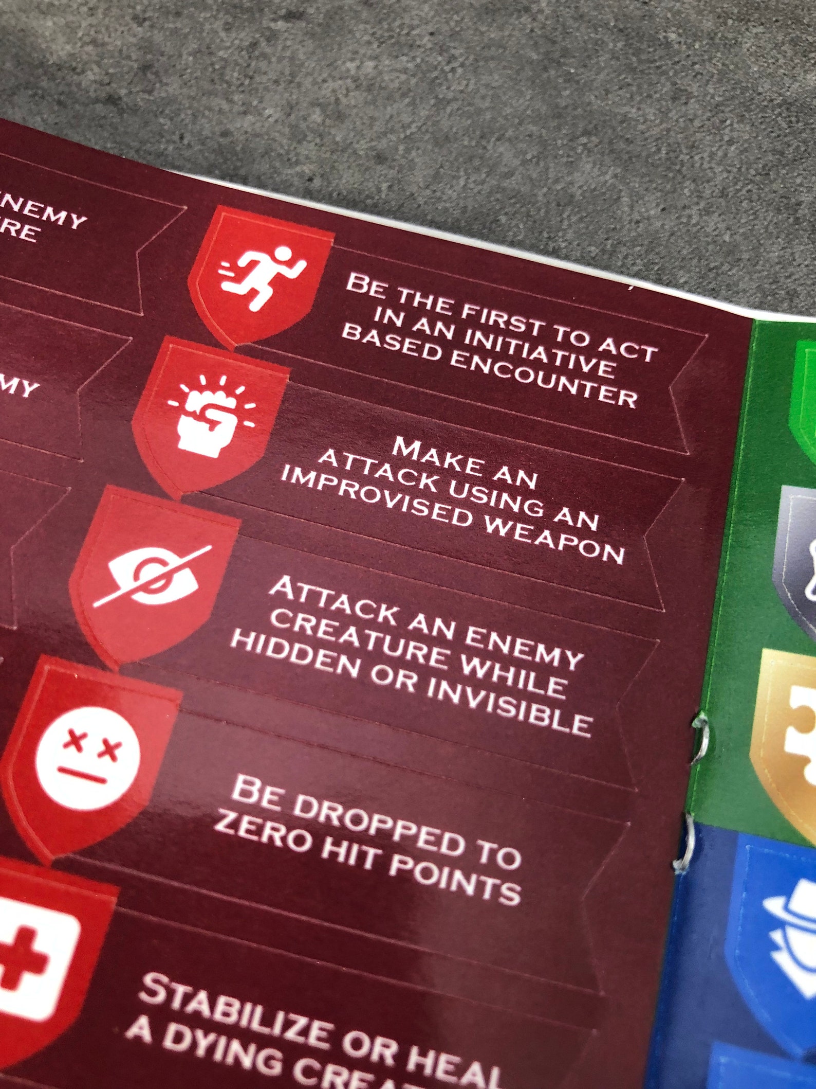 Achievement Sticker Book for Tabletop RPG 5th Edition D&D / 5e - Tome ...