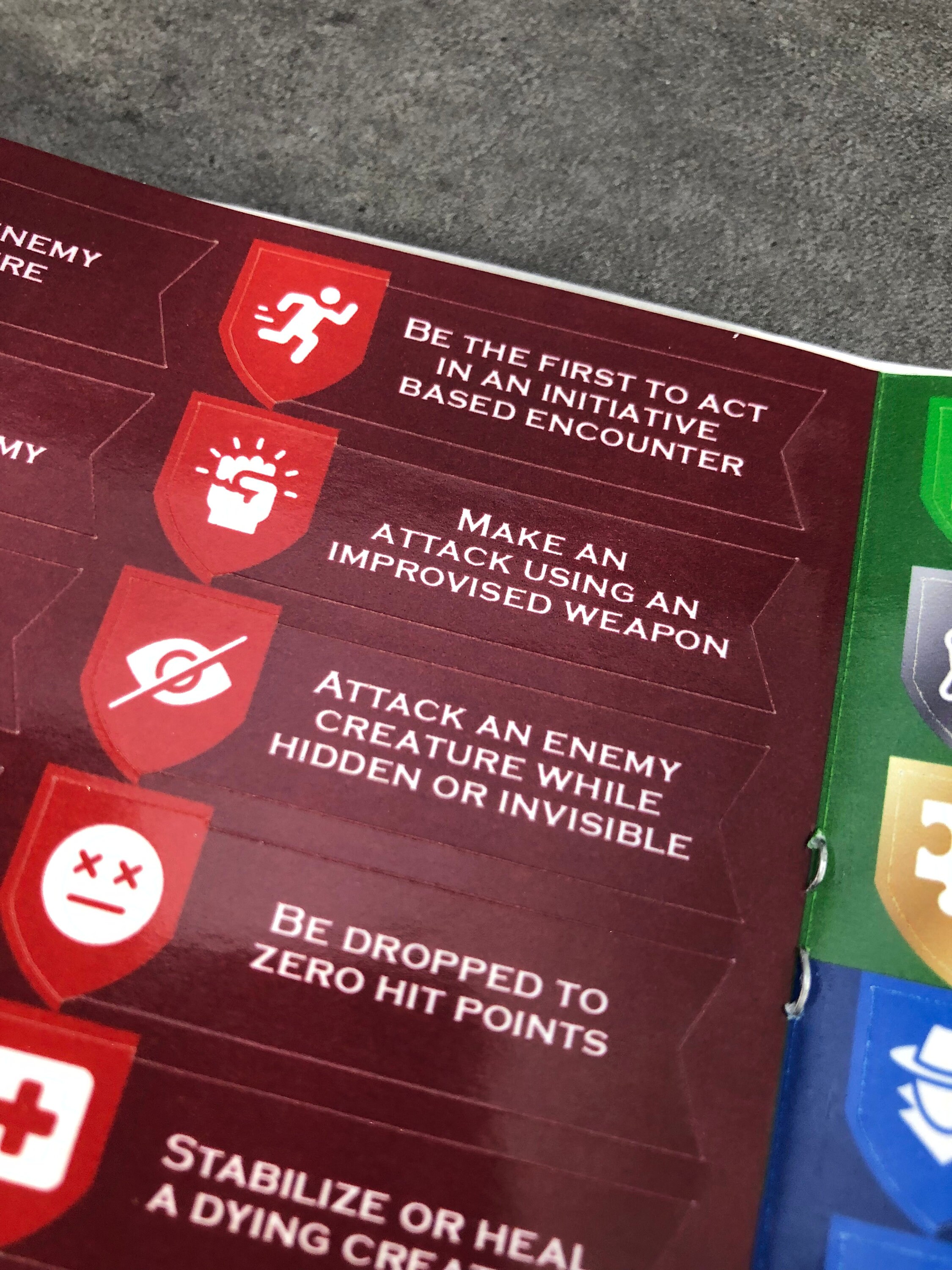 Achievement Sticker Book for Tabletop RPG 5th Edition D&D / 5e - Tome ...