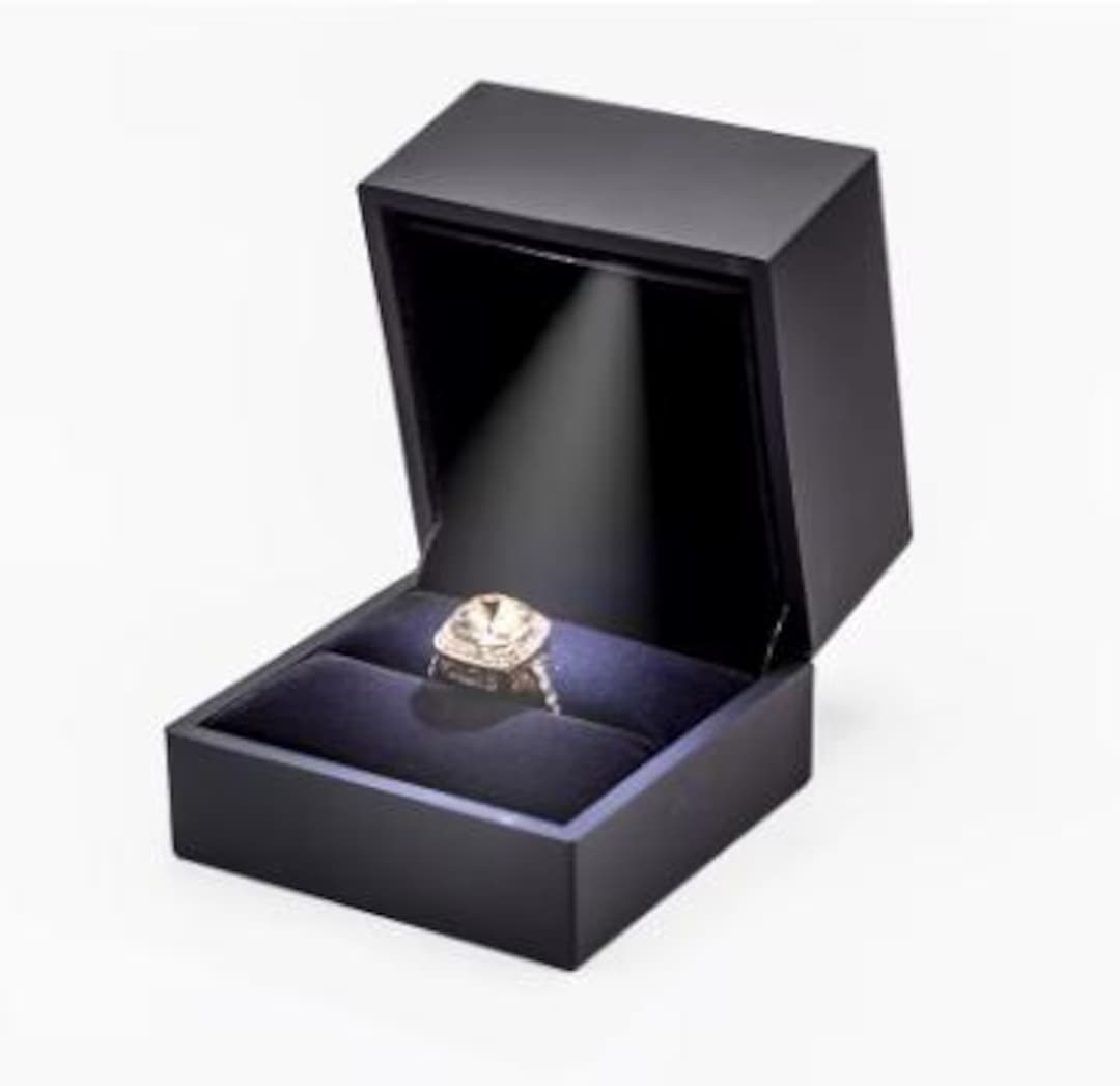 Black LED Ring Box- Presentation, Proposal, Display Box (free Shipping ...