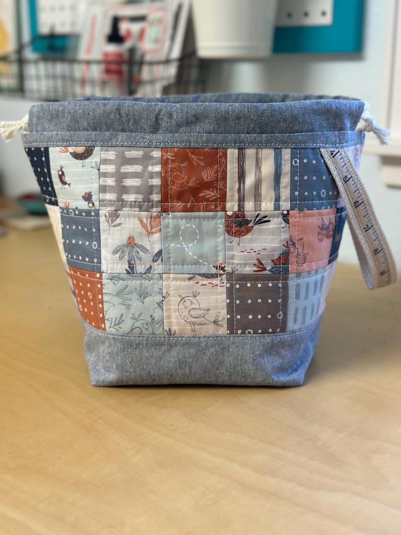 One-of-a-kind - 'draw Sack' - Project Bag - Etsy