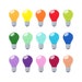 Light Bulb Set, Electric, Colorful, Idea, Bright, Energy, Illustration ...