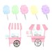 Watercolor Cotton Candy Clip Art, Sweet, Confectionery, Party, Cart - Etsy