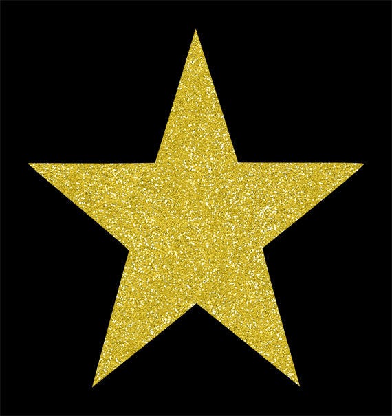 Gold Glitter Stars Collection Clip Art, Twinkle, Sparkly, Celebration ...