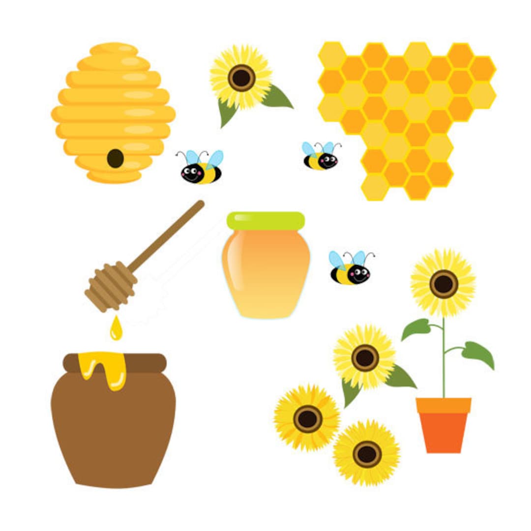 Bumble Bee Hive Clip Art