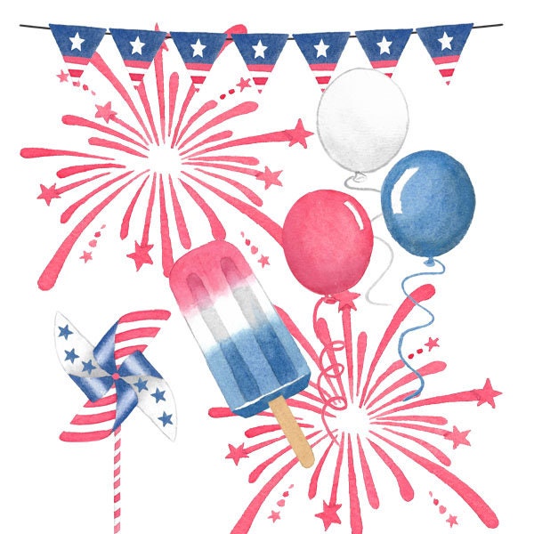 4th of July Bunting - Etsy