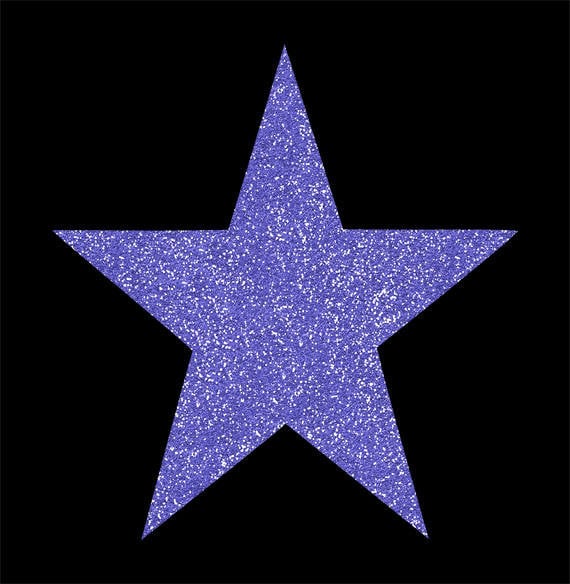 Blue Glitter Stars Collection Clip Art, Twinkle, Sparkly, Celebration ...