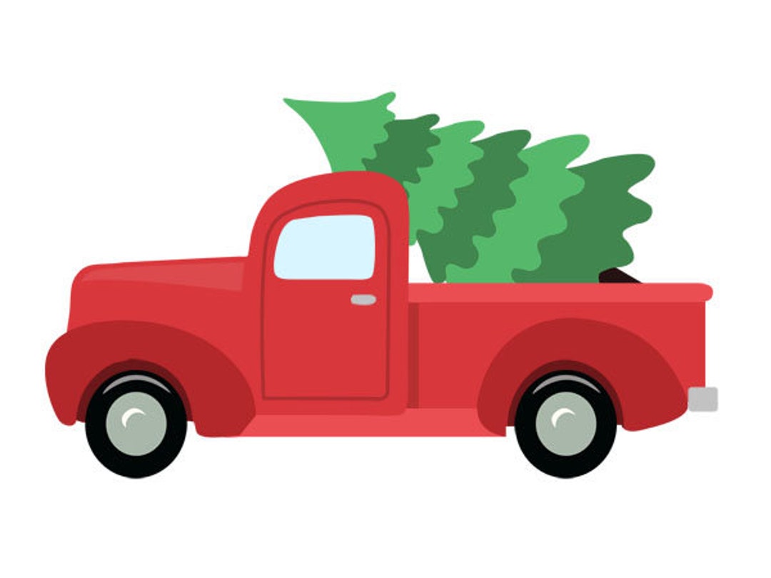 Christmas Truck Clip Art, Holiday, Christmas, Christmas Tree, Santa ...
