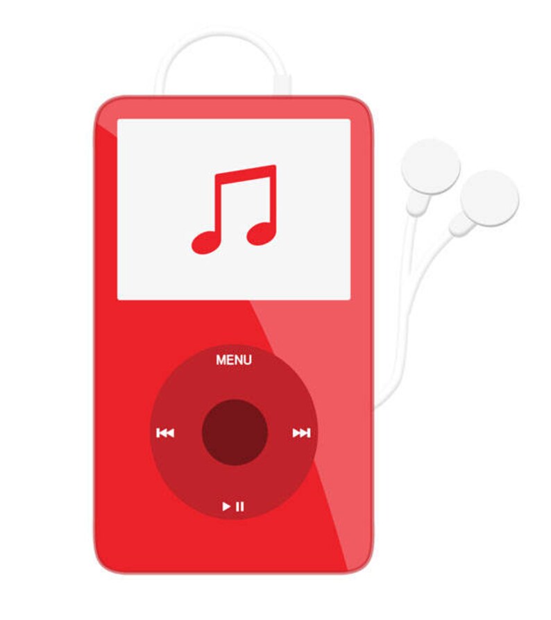 Music Player Clip Art Set Collection Mp3 Music Audio - Etsy