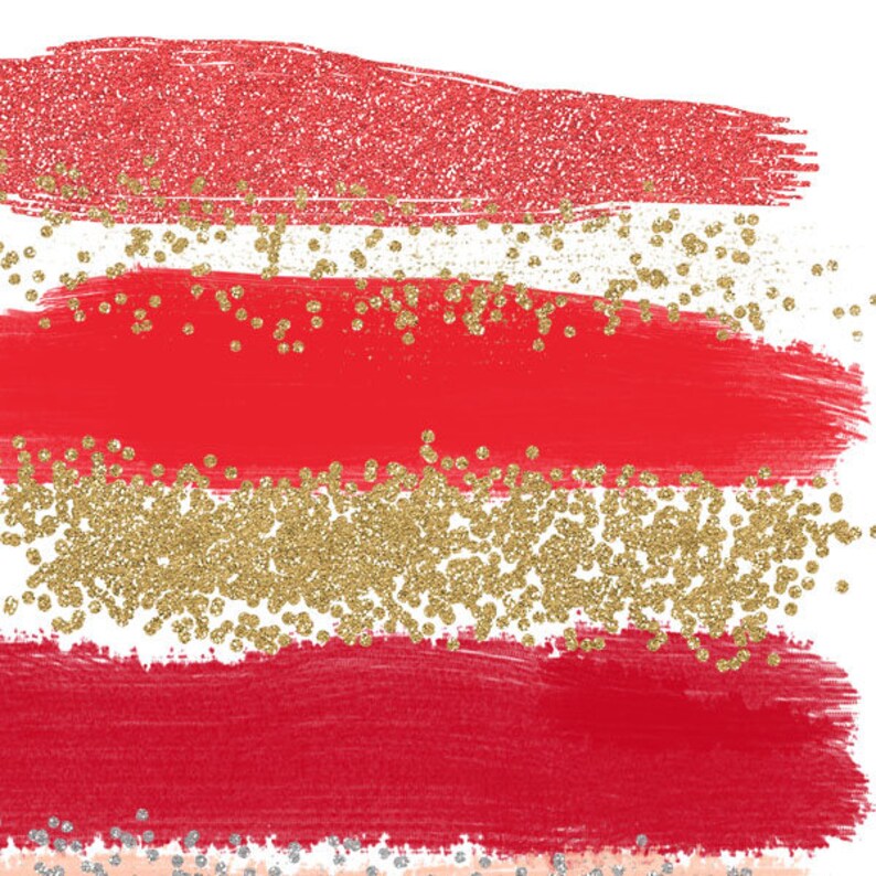 Watercolor Brush Stroke Clip Art Paint Splatter Clip Art, Digital Brush ...