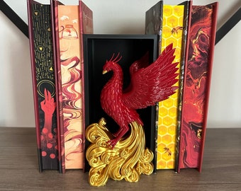 Emerging Phoenix Bookend/book Nook | Bookish Decor | Unique 3D Printed ...