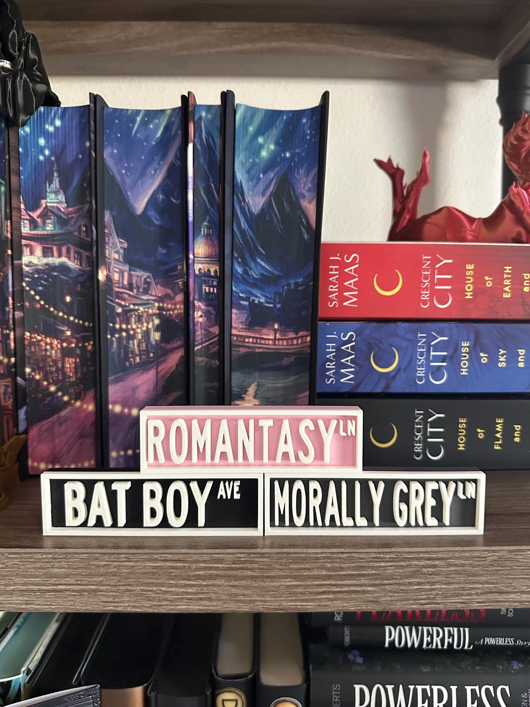 Library Signs SMALL 3D Printed Bookshelf Decor Bookish Gift - Etsy