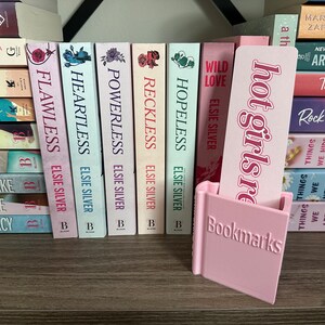 Bookmark Holder 3D Printed Bookshelf Decor Reader Gift Book Shaped ...