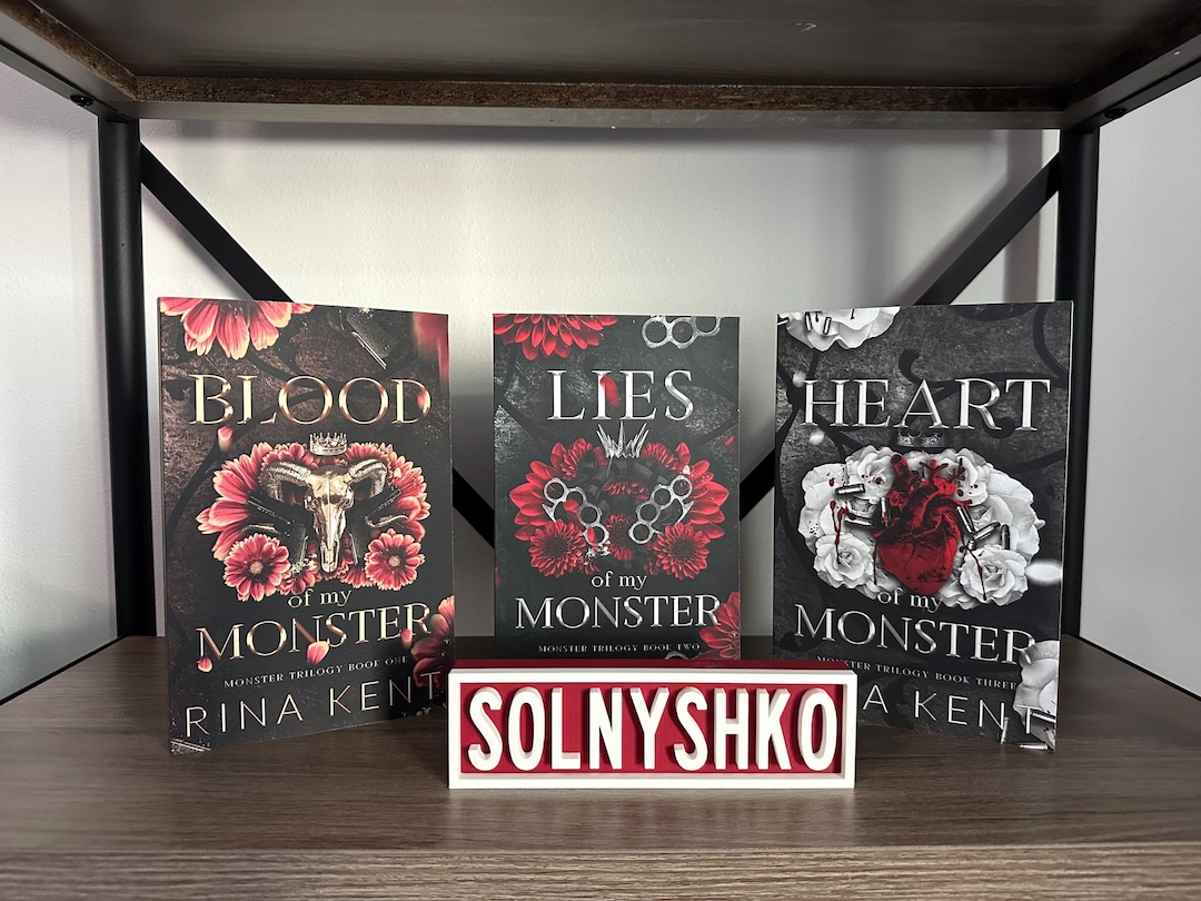 Solnyshko Blood of My Monster Trilogy Nickname 3D Printed Library Sign ...