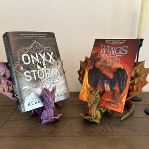 Dragon Book Stand 3D Printed Bookish Gift Bookshelf Decor - Etsy