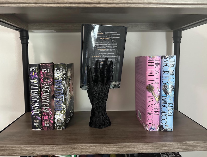 Demon Hand Bookend 3D Printed Bookstand Bookish Gift Bookshelf Decor - Etsy