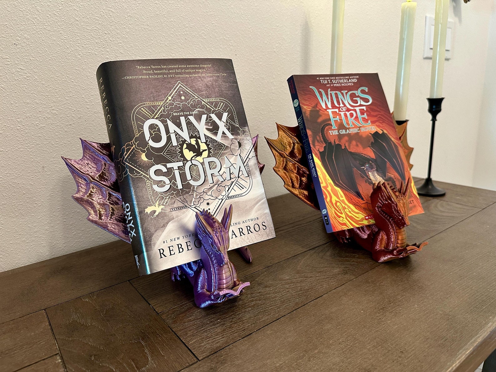 Dragon Book Stand 3D Printed Bookish Gift Bookshelf Decor - Etsy