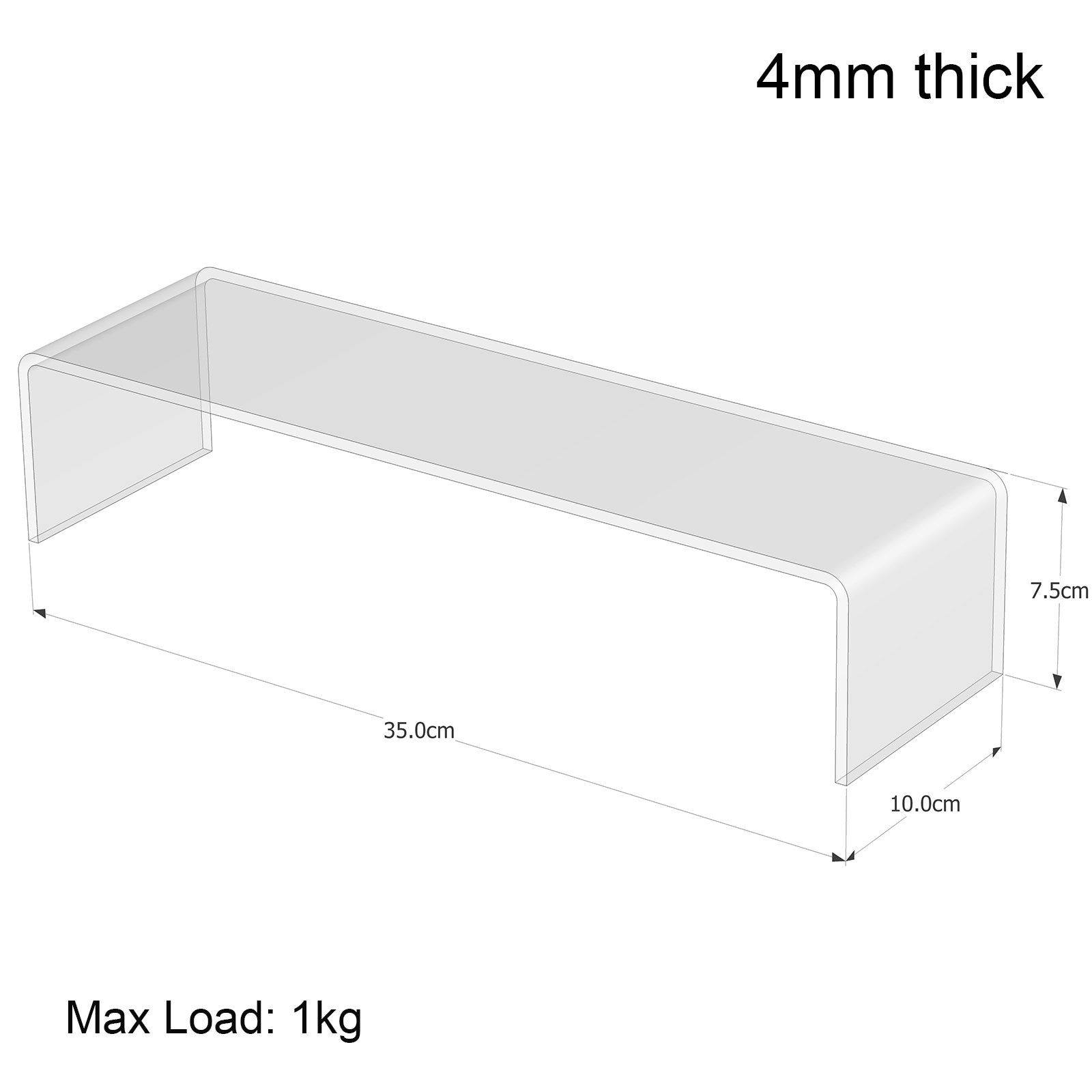 Ikea Detolf Acrylic Display Shelves Stands Risers - Etsy UK