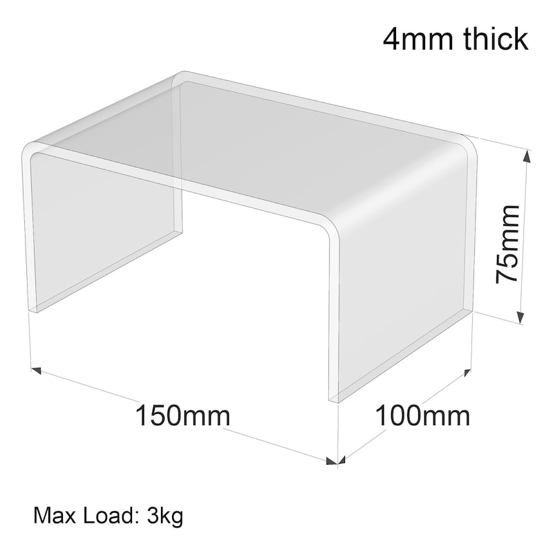 Perspex Display Plinth - Etsy UK
