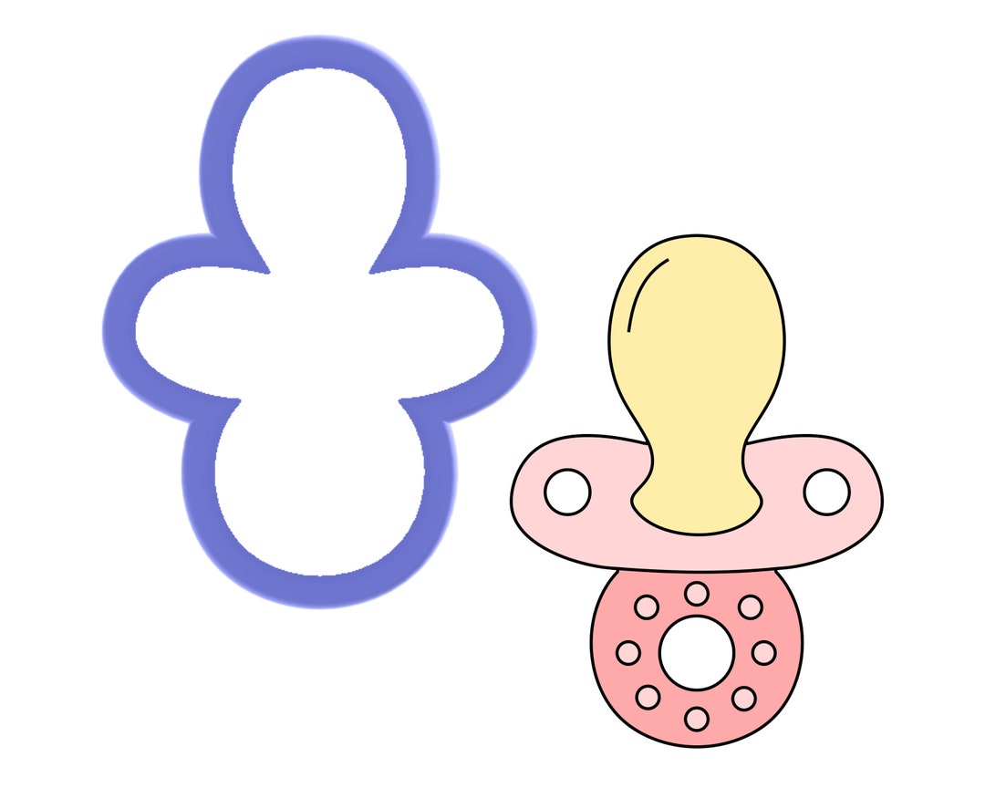 Pacifier Cookie Cutter - Etsy