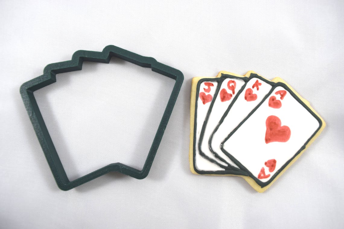 Playing Cards Cookie Cutter - Etsy