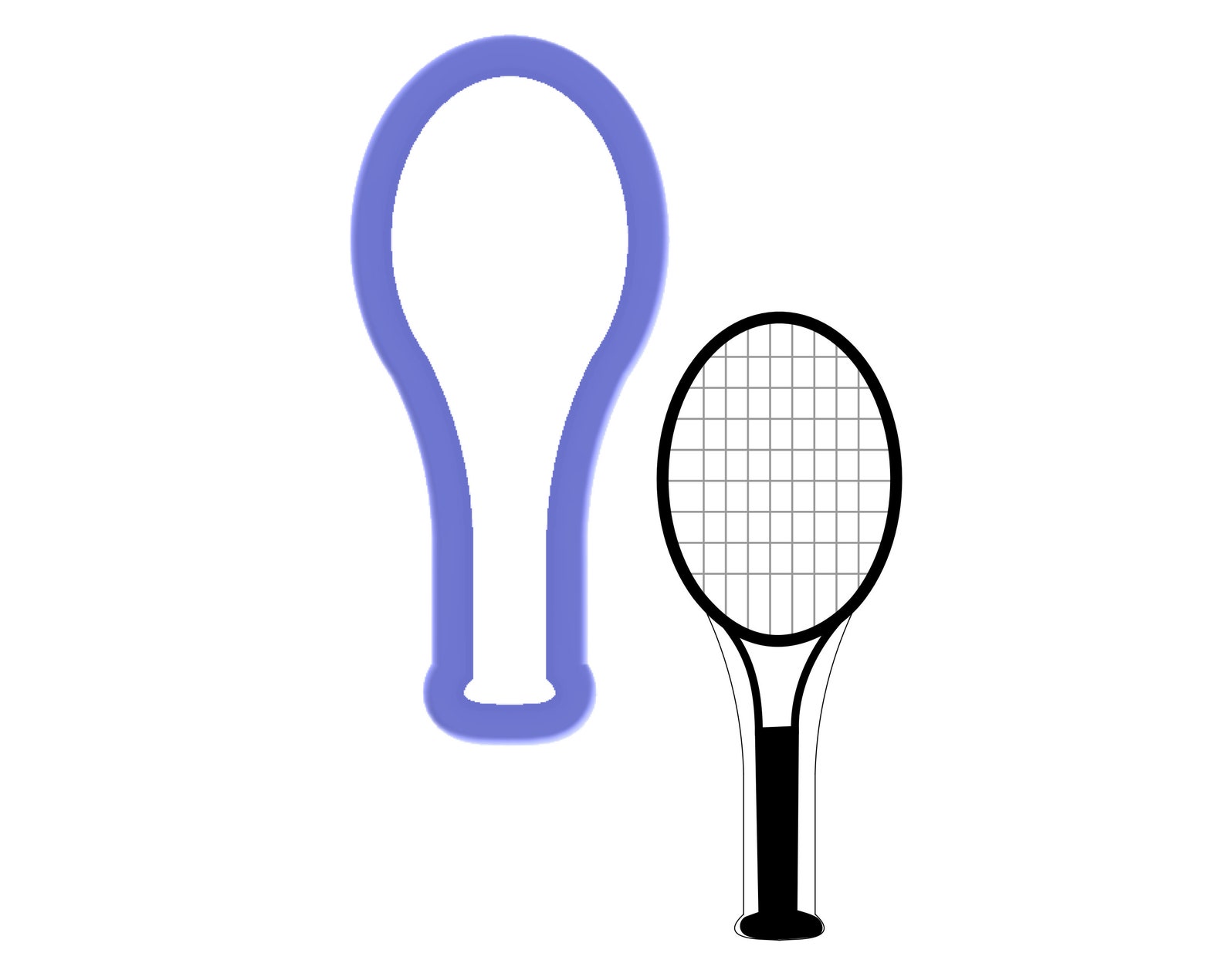 Tennis Racket Cookie Cutter - Etsy