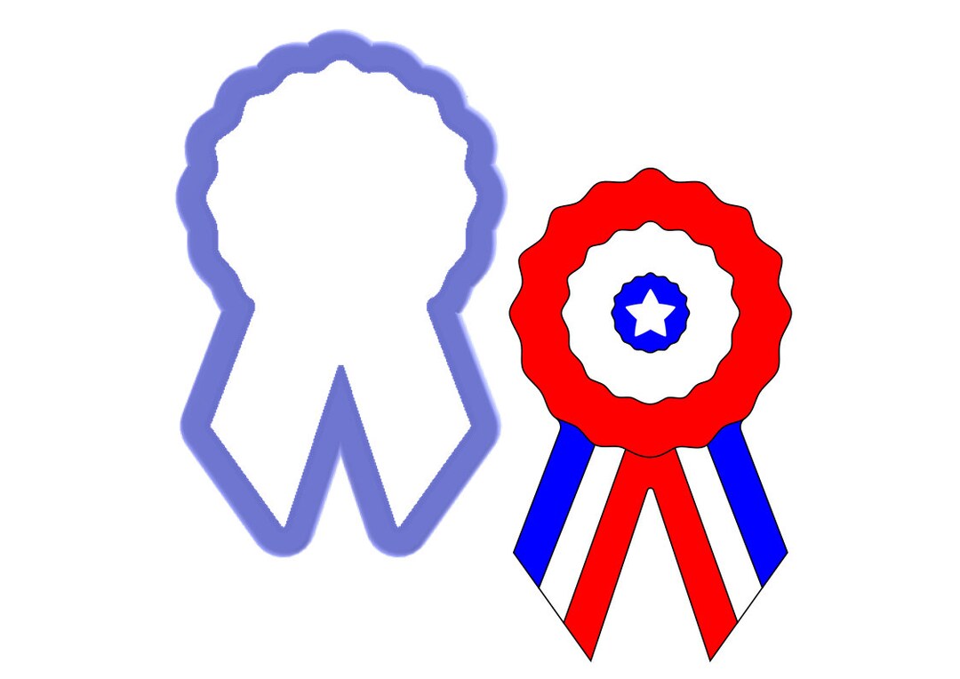 Award Ribbon Cookie Cutter - Etsy