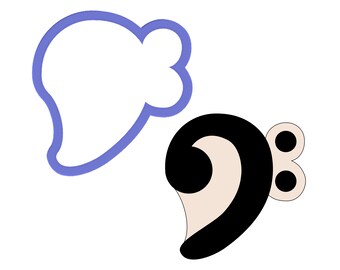 Bass Clef Music Note Cookie Cutter - Etsy