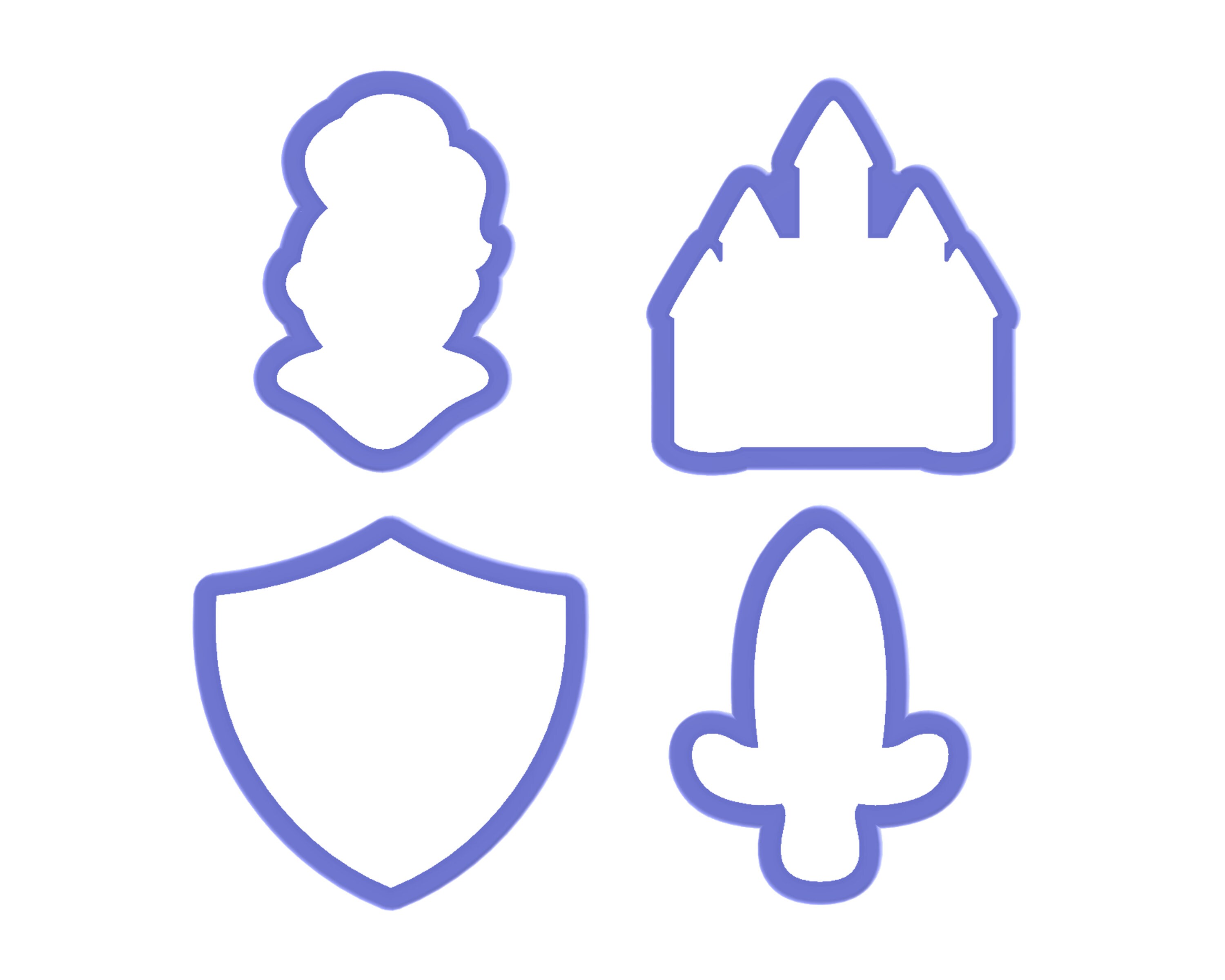 Knight Cookie Cutter Set - Etsy