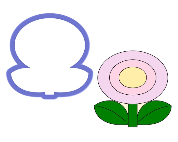 Round Flower Cookie Cutter - Etsy