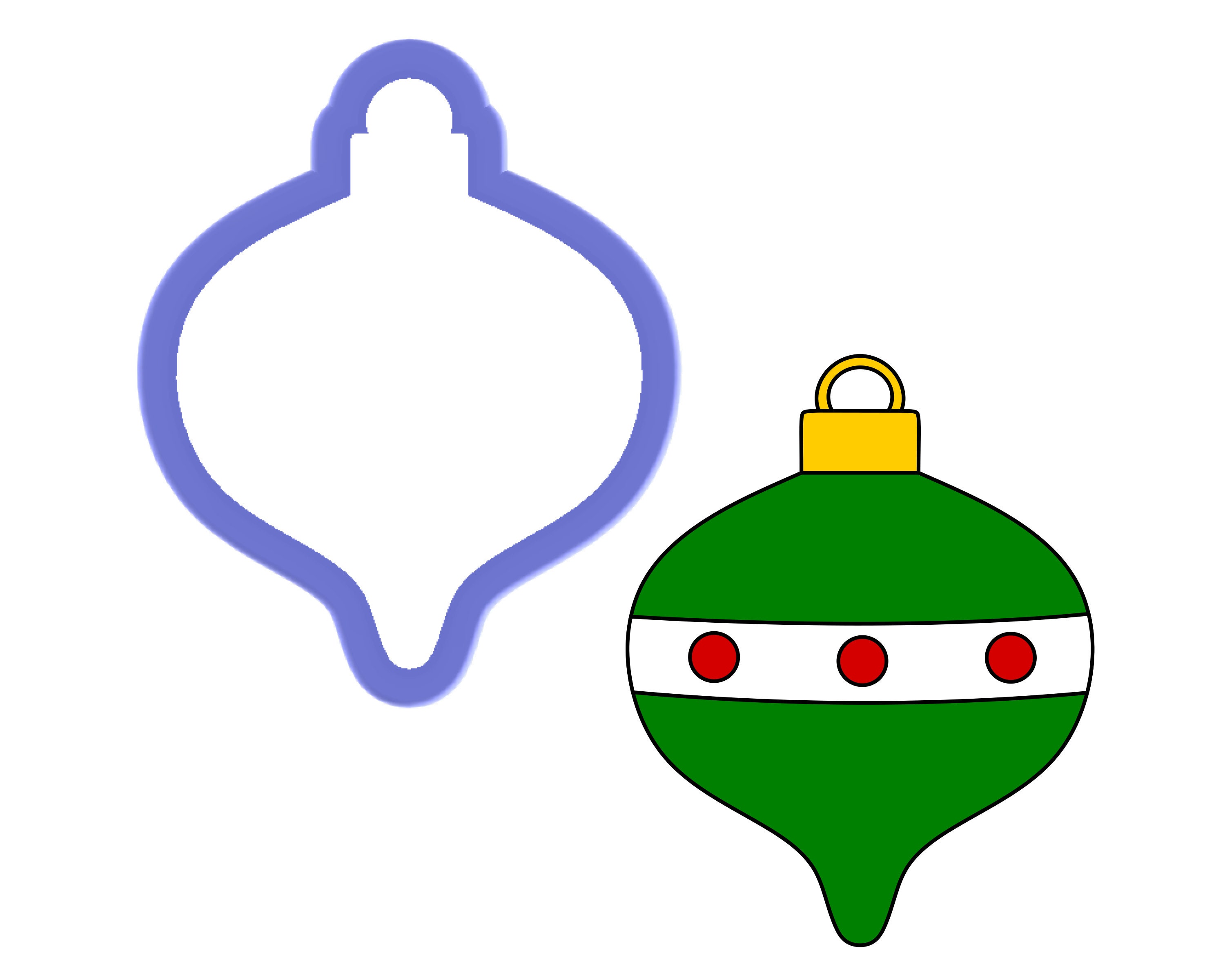 Christmas Bulb #2 Cookie Cutter - Etsy