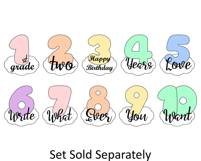 Chubby Number 3 With Cloud Cookie Cutter - Etsy