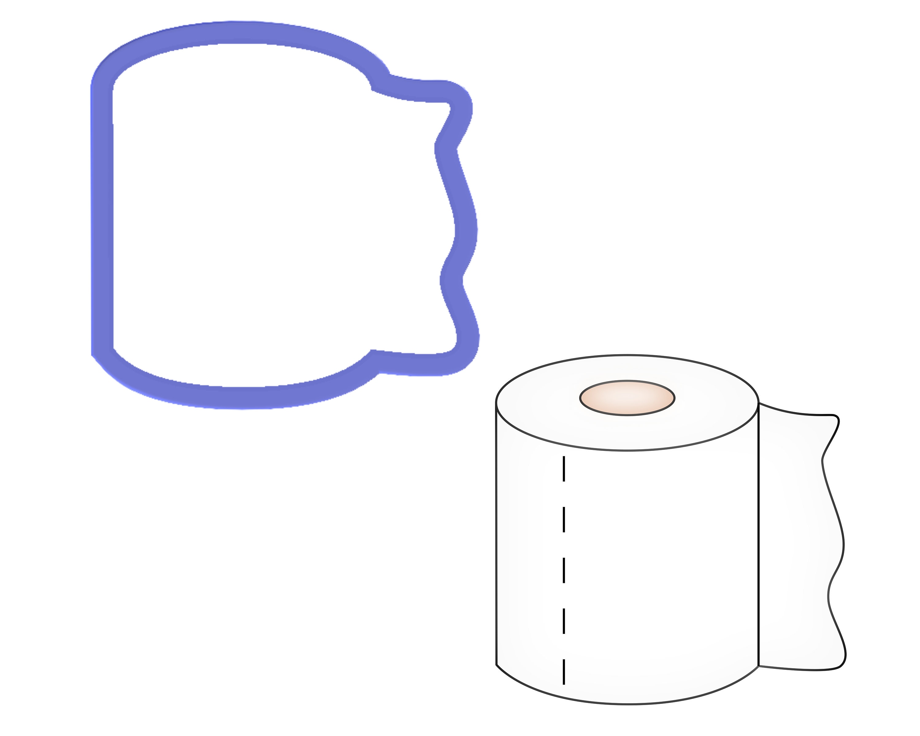 Toilet Paper Roll Cookie Cutter | Etsy