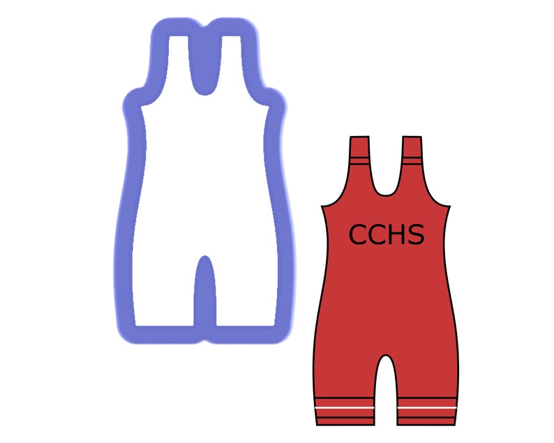 Wrestling Singlet Cookie Cutter - Etsy