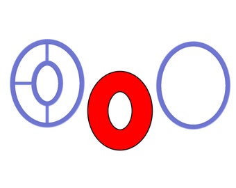 Chunky Number 0 Cookie Cutter - Etsy