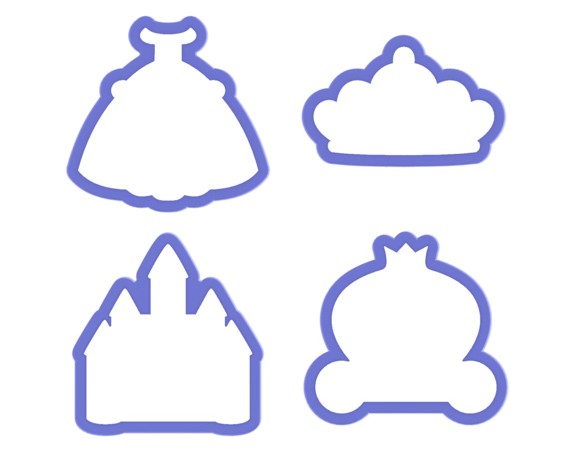Princess Cookie Cutter Set - Etsy
