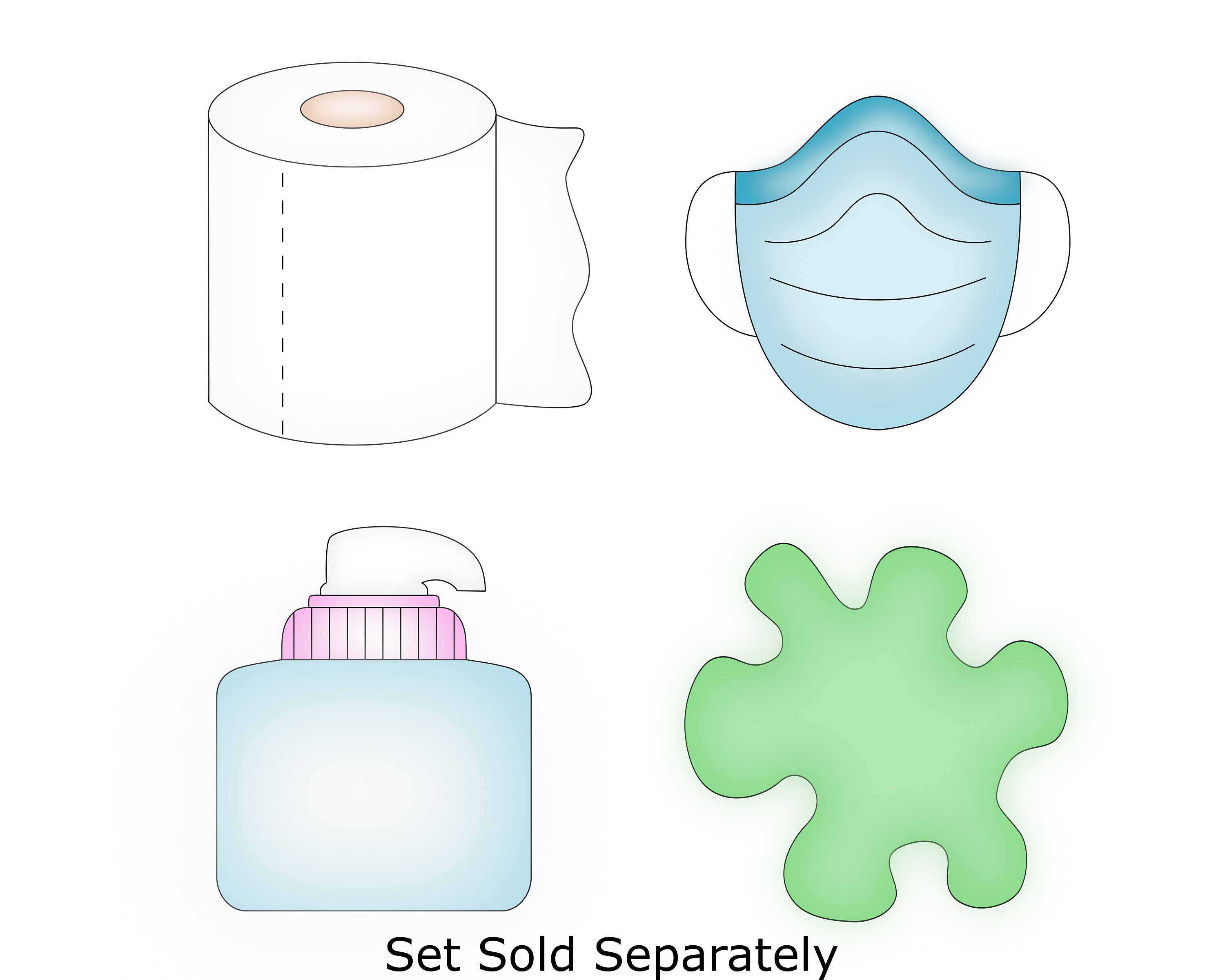 Water Splat 2 Paint Splat Germ Cookie Cutter | Etsy